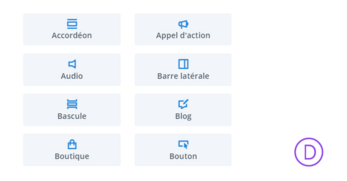 Les modules Divi 4 - Netologiste e-learning